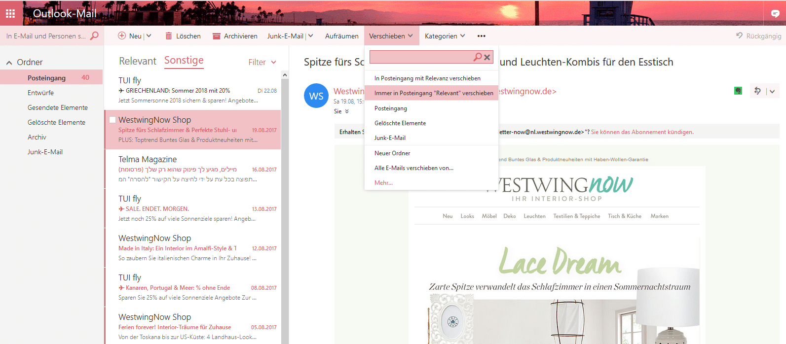 Focused Inbox: Microsoft Outlook sortiert Deinen Posteingang vor - Mapp ...