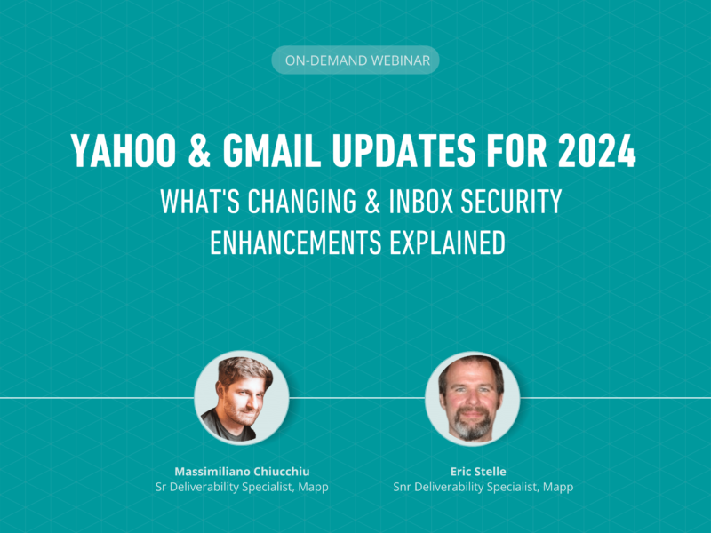 On-Demand Webinar: Yahoo & Gmail Updates for 2024 - What's changing ...